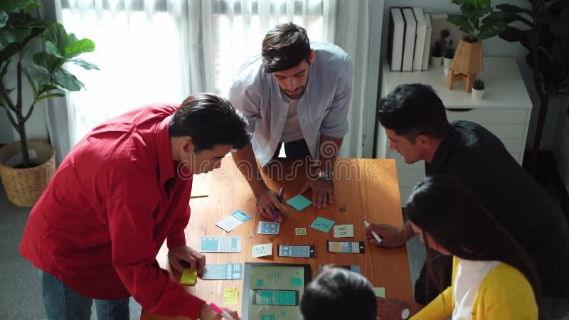 Front End Developer Team Brainstorming About Ux And Ui Design