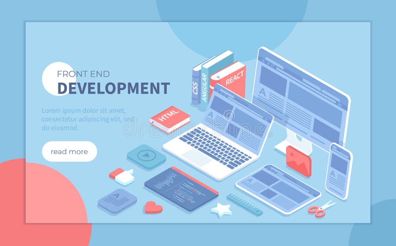 Frontend Development Creating A Site Layout Template Converting Data Into A Graphical Ui Ux