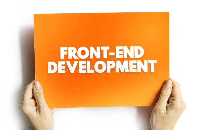 Front-end Development is the Development of the Graphical User ...