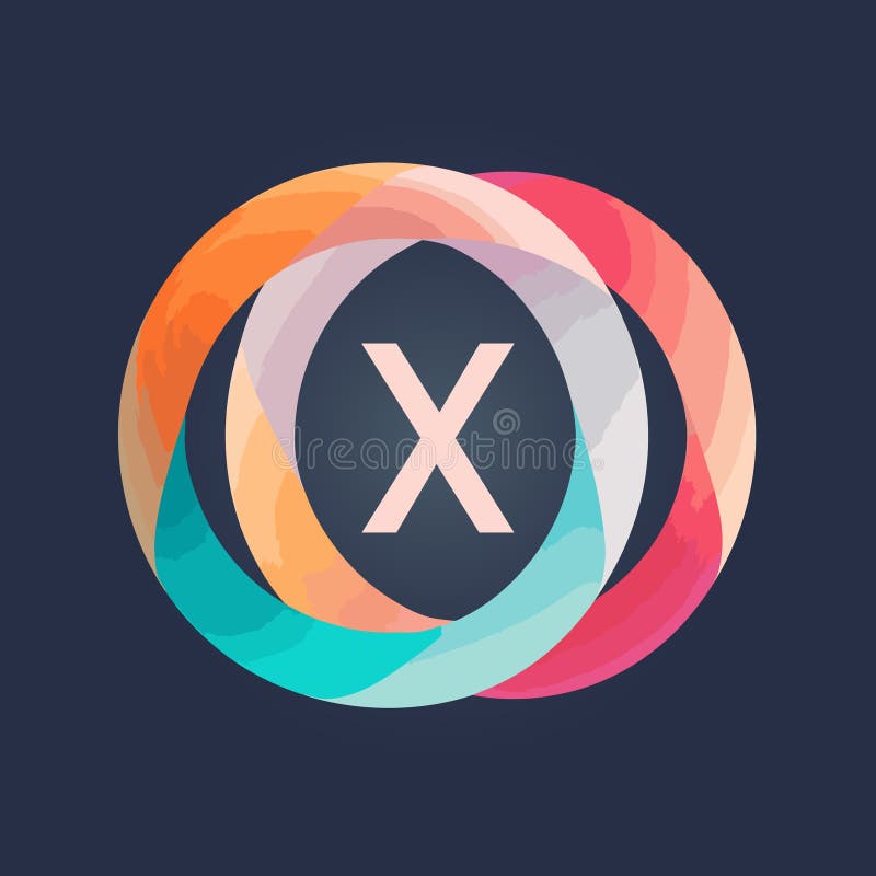 Front-end Development Filled Gradient Initial Logo Idea Stock Vector ...