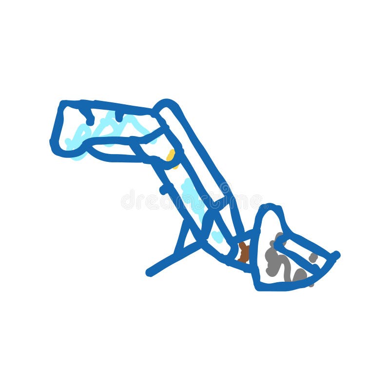 Front End Loader Farm Tool Icon Doodle Illustration Stock Illustration ...