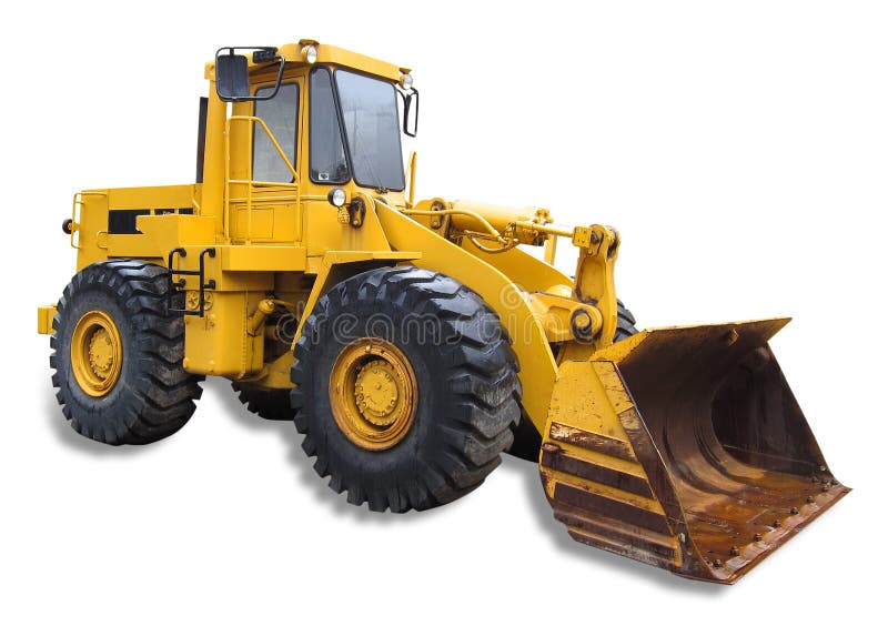 Front loader isolated stock photo. Image of assembly - 34046632