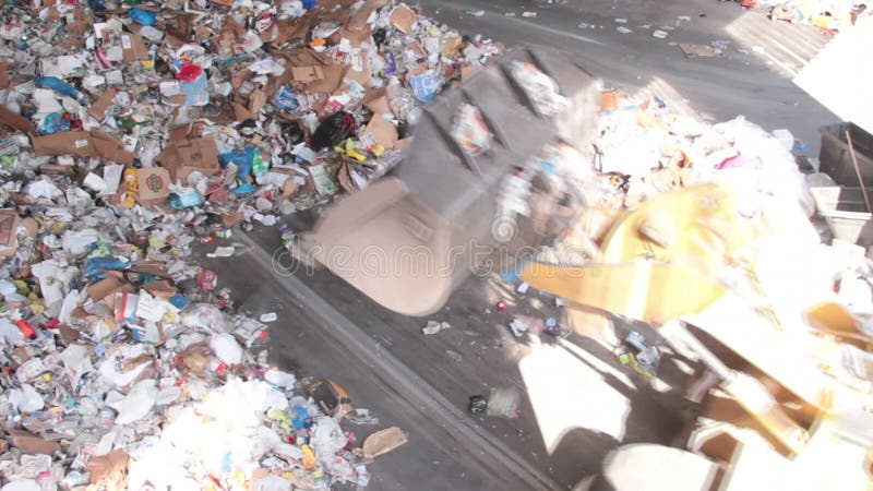 A Pile of Cardboard Trash in Front of a Garage. Recycling Concept Stock ...