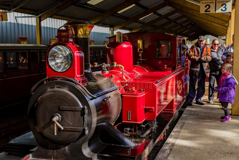Rail Passengers Disembarking a Vintage Steam Locomotive at Aylsham ...