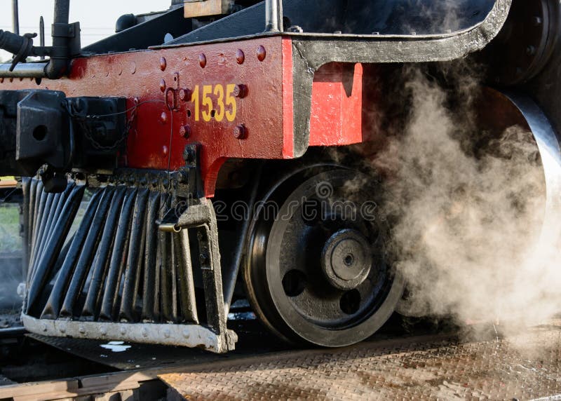 Front end of steam train stock image. Image of black - 67420151