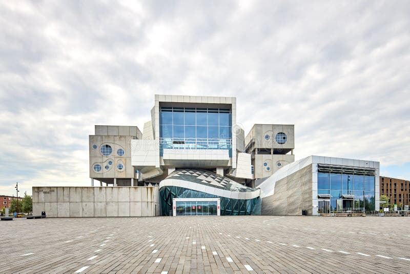 Entrance of the Music House Building in Denmark Editorial Photography ...