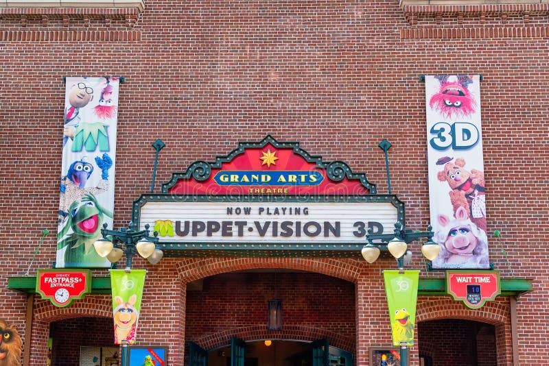 Front Entrance To Muppet Vision 3D Editorial Stock Photo - Image of ...