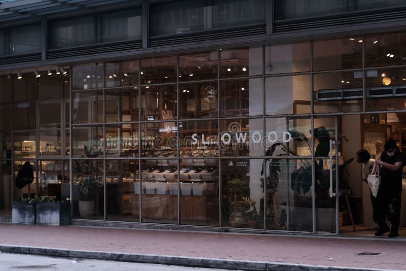 Front Facade of a Beautiful Storefront in Kennedy Town Editorial Image ...