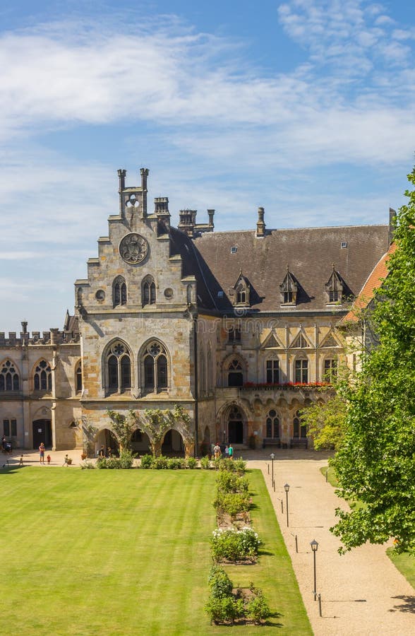 Front Facade of the Main Buiding on the Courtyard of the Bad Bentheim ...
