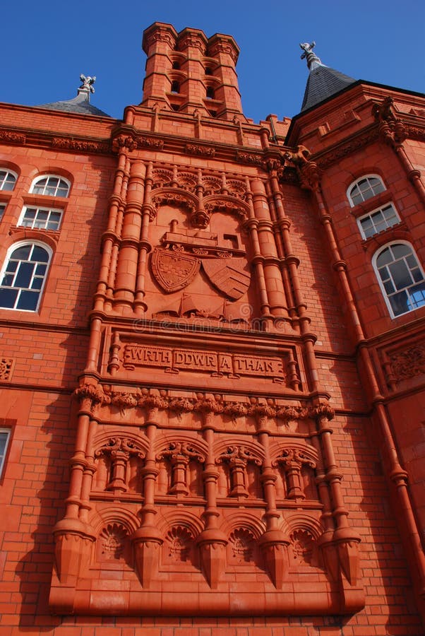 Gargoyle on Cardiff Castle, Wales Stock Photo - Image of castle, wales ...