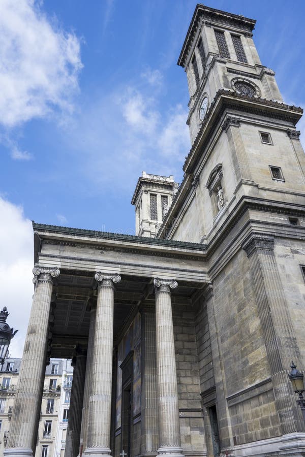 Saint Vincent De Paul Church in Paris Stock Image - Image of tourism ...