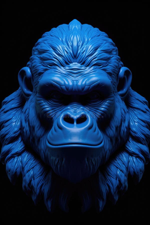 Gorilla Face Realistic Drawing Stock Illustrations – 111 Gorilla Face ...