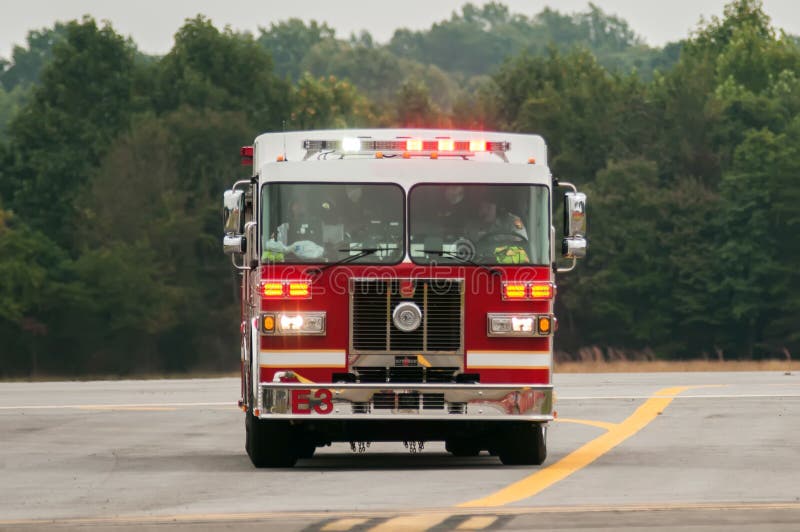 Front of a fire truck editorial photography. Image of fireman - 34561612