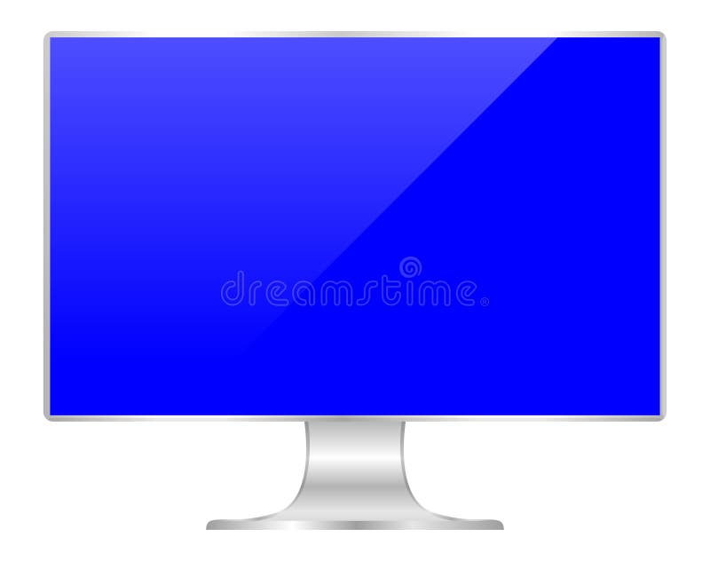 Front of Flat Monitor Black Screen Computer, Pc Display Digital Wide ... Front of Flat Monitor Black Screen Computer, Pc Display Digital Wide ...