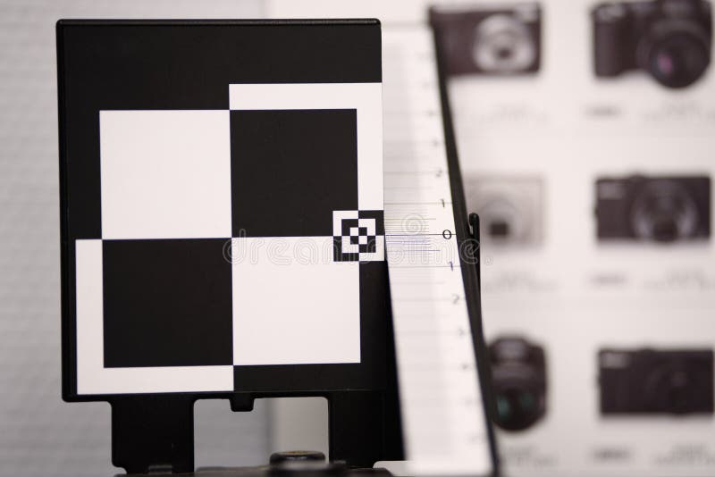 Front Focus. Target To Check the Focus of the Camera in Soft-focus in ...