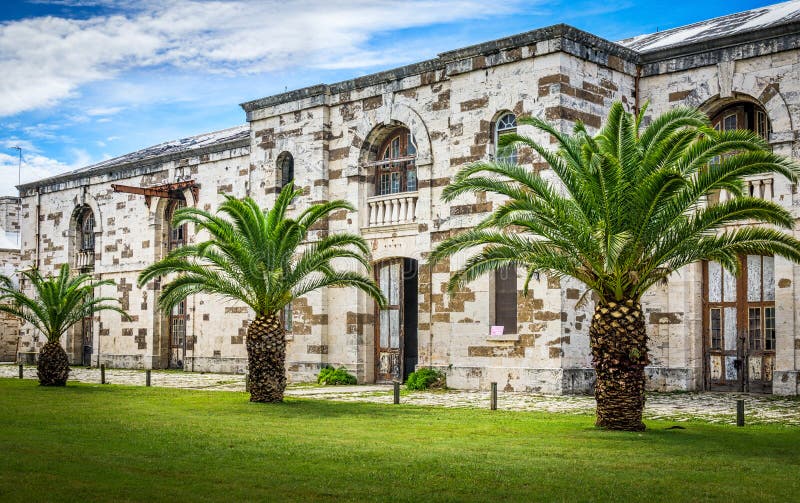 Front of Fort stock photo. Image of island, navy, mowed - 66775190