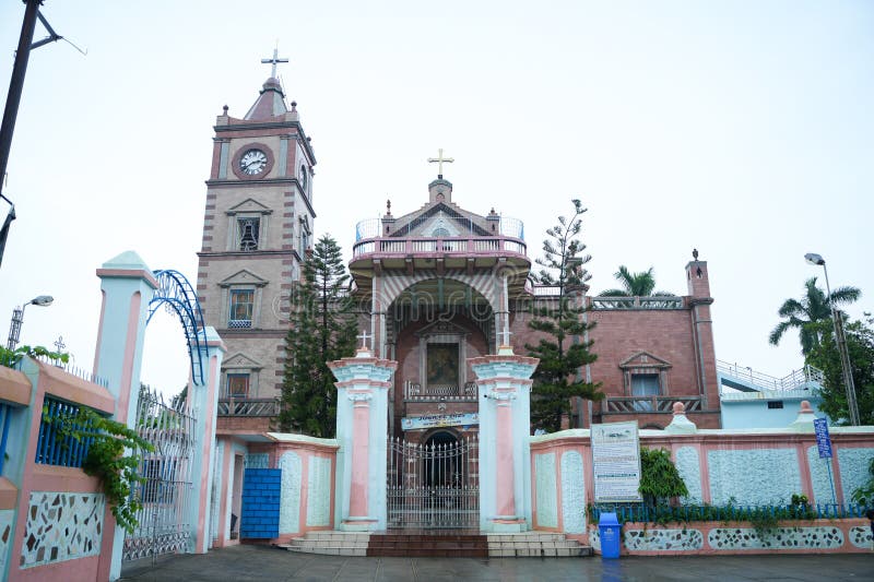 Front Gate of Bandel Church Stock Photo - Image of facade, background ...