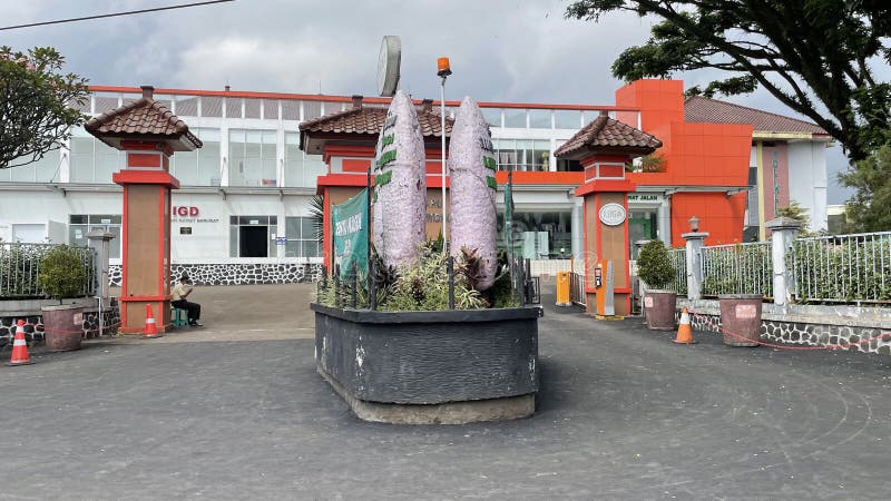 Front Gate of Cisarua Lung Hospital, Bogor Editorial Stock Photo ...