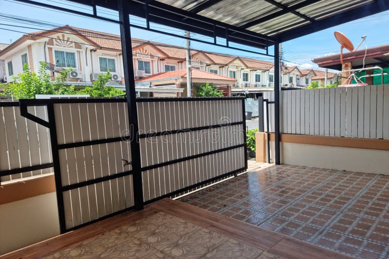 Front Gate on Design Background Stock Photo - Image of stone ...