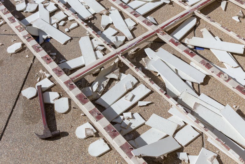 Front Gate Sliding Door Broken Stock Image - Image of gate, home: 49003487