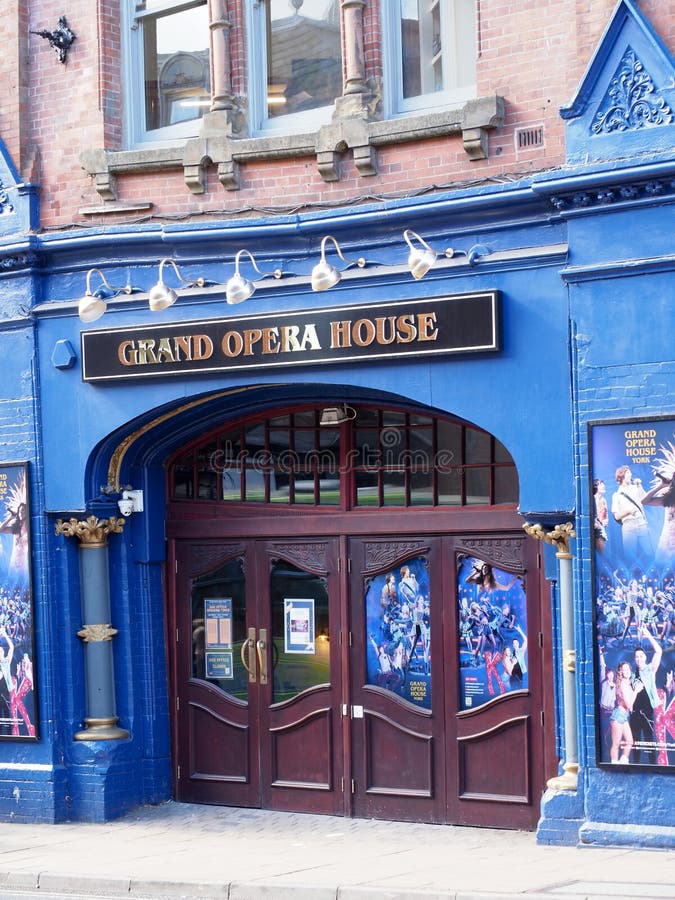 The Front of the Grand Opera House in York City, UK Editorial Stock ...