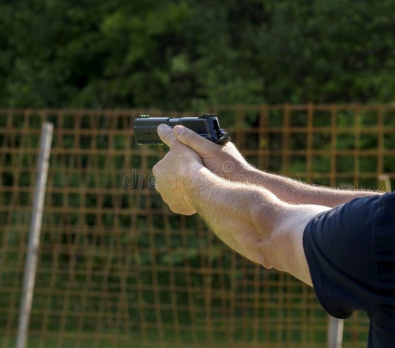 Front gun side stock photo. Image of defending, casing - 73289112