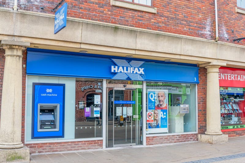 Front of a Halifax Bank Branch Editorial Image - Image of withdrawal ...