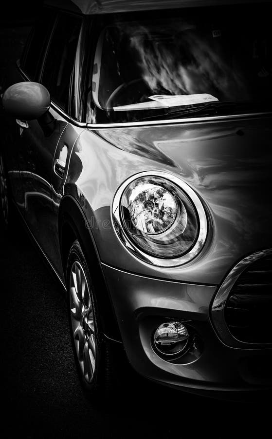 Modern hatchback stock photo. Image of side, single, compact - 7663752