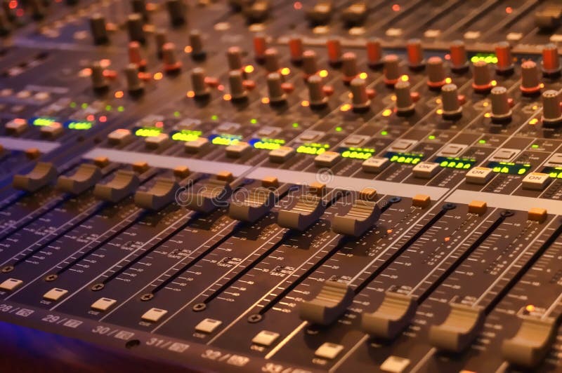 Studio Mixer stock photo. Image of front, mixers, audio - 117760674
