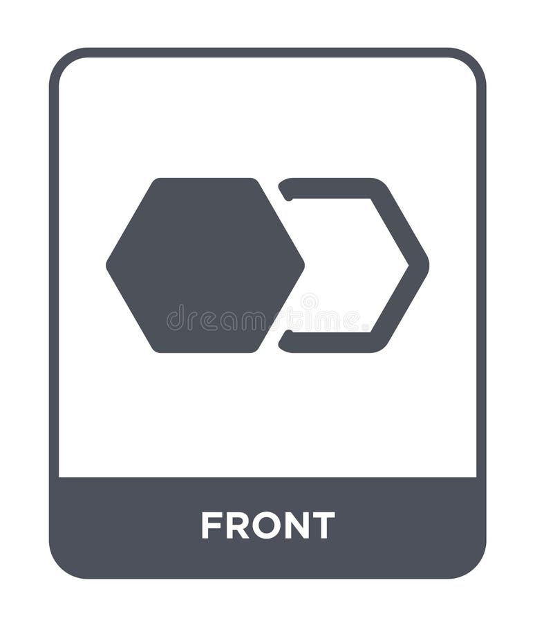 Front End Icon in Trendy Design Style. Front End Icon Isolated on White ...