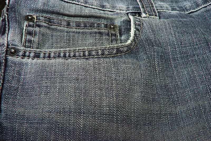 Front Jeans Fabric Picture. Image: 2071586