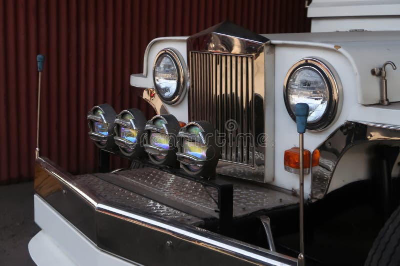 Front of a jeepney stock image. Image of jeepney, jeep - 344008931