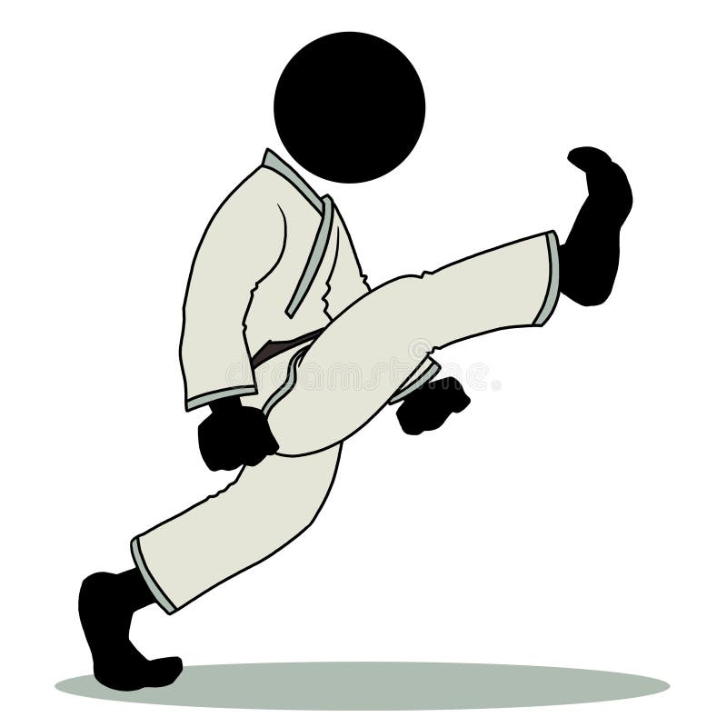 Frontkick Stock Illustrations – 1 Frontkick Stock Illustrations ...