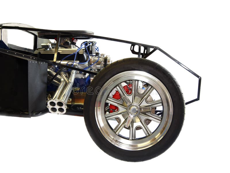 The Front of a Kit Car, Engine, Wheels and Frame Stock Image - Image of ...