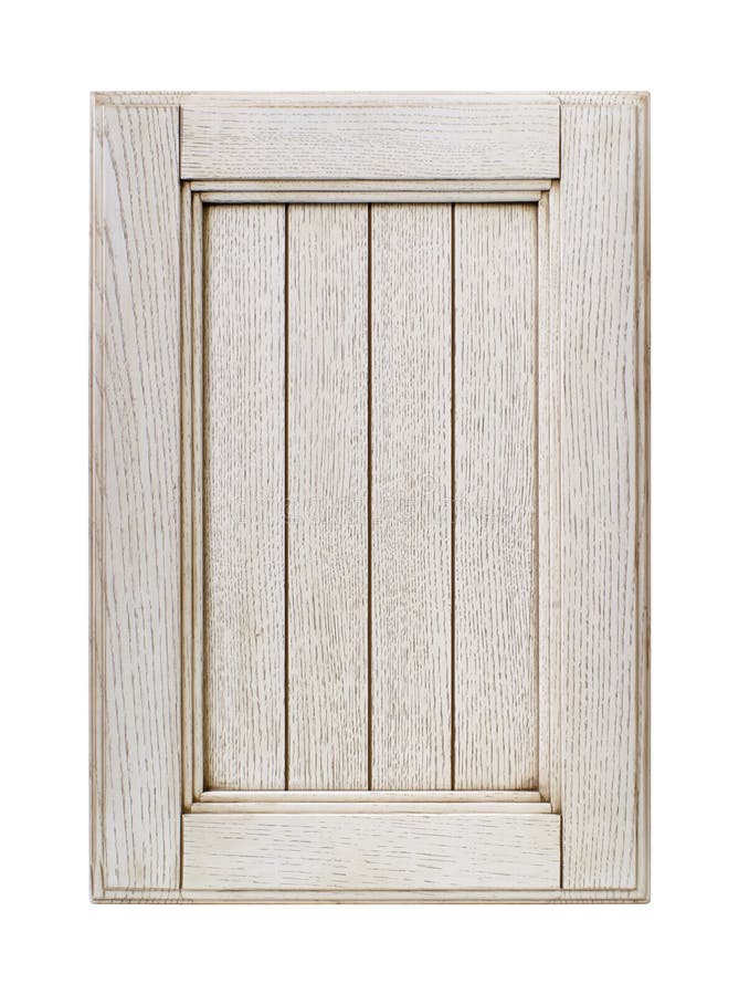 Front Kitchen Wooden Frame Cabinet Door Isolated on White Stock Image ...