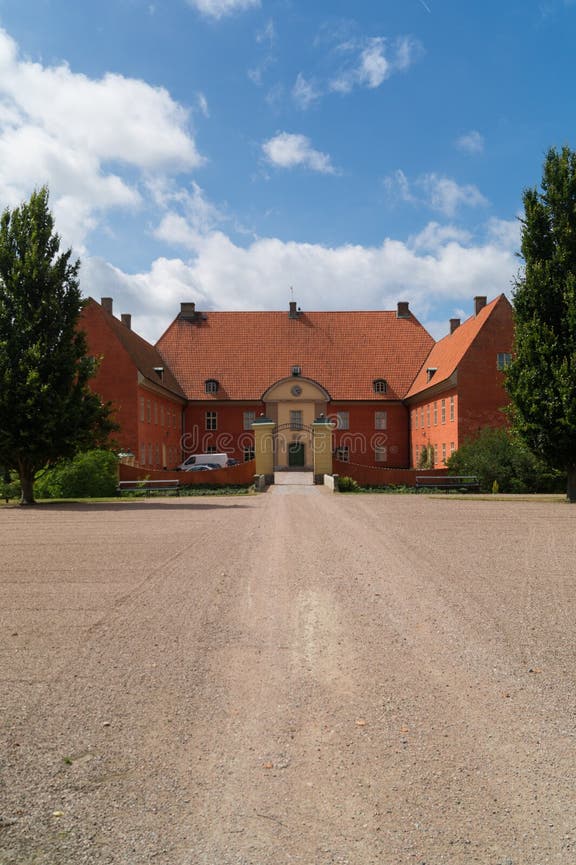 Front of Krapperup Castle stock image. Image of krapperup - 42806579