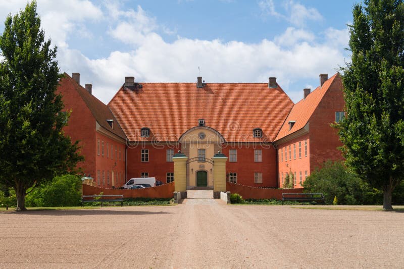 Krapperup castle Sweden stock photo. Image of green, moat - 71407022