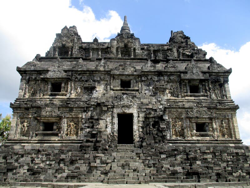 Candi Sari Buddhist Temple on Java. Indonesia. Stock Image - Image of ...