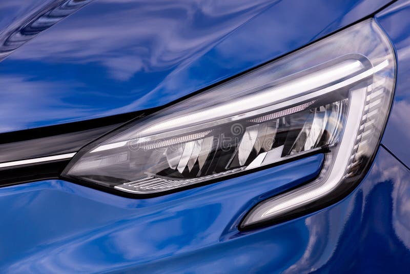 Front light of a car stock image. Image of light, detail - 175328983