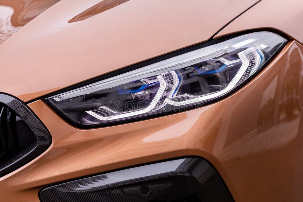 Front light of a car stock image. Image of front, lights - 207645625