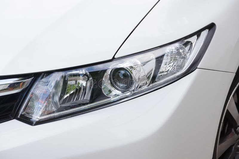 Front light of a car stock image. Image of transportation - 83513397
