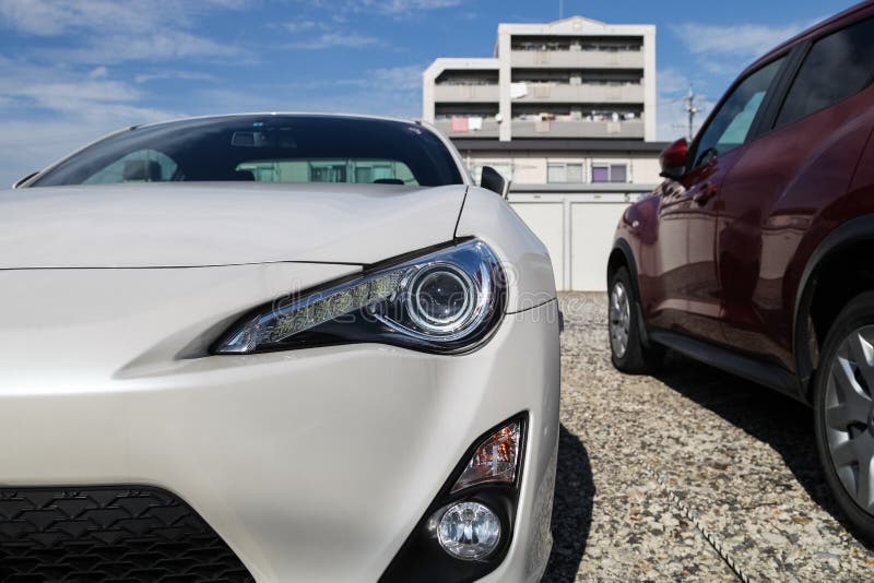 Front Light of a Modern Sports Car Stock Photo - Image of xenon, shine ...