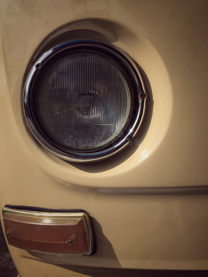 Front Car Light and Direction Indicator Editorial Stock Photo - Image ...