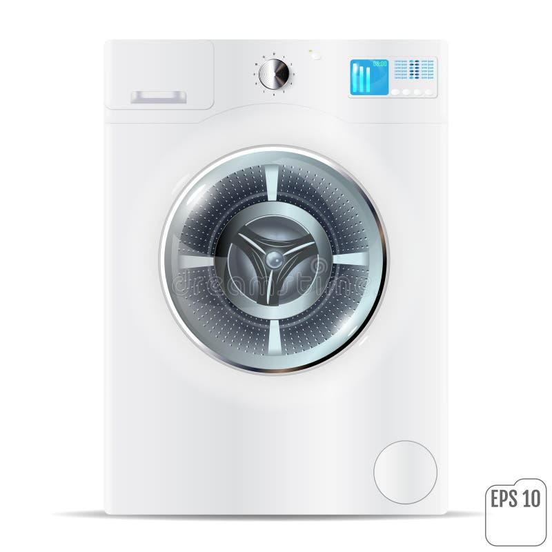 Washing Machine Front Load Stock Illustrations – 778 Washing Machine ...