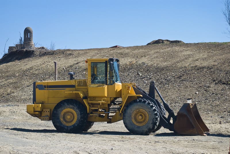 Front loader stock image. Image of industry, grass, tools - 4912155