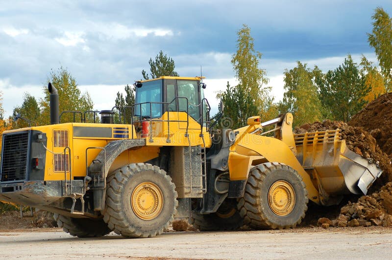Front loader isolated stock photo. Image of assembly - 34046632