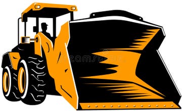 Front End Loader Stock Illustrations – 339 Front End Loader Stock ...
