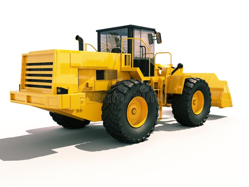 Front loader isolated stock photo. Image of assembly - 34046632