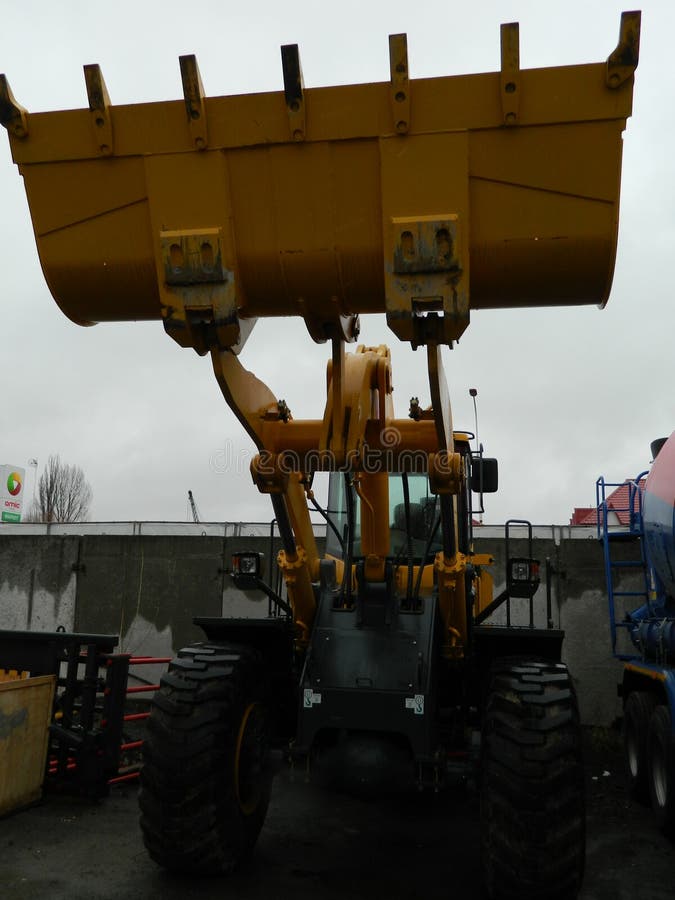 Front loader stock image. Image of loader, industry - 168368741