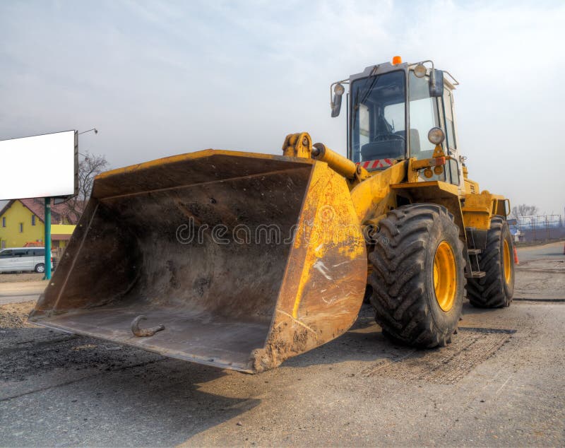 Front loader stock image. Image of equipment, digger - 51529095